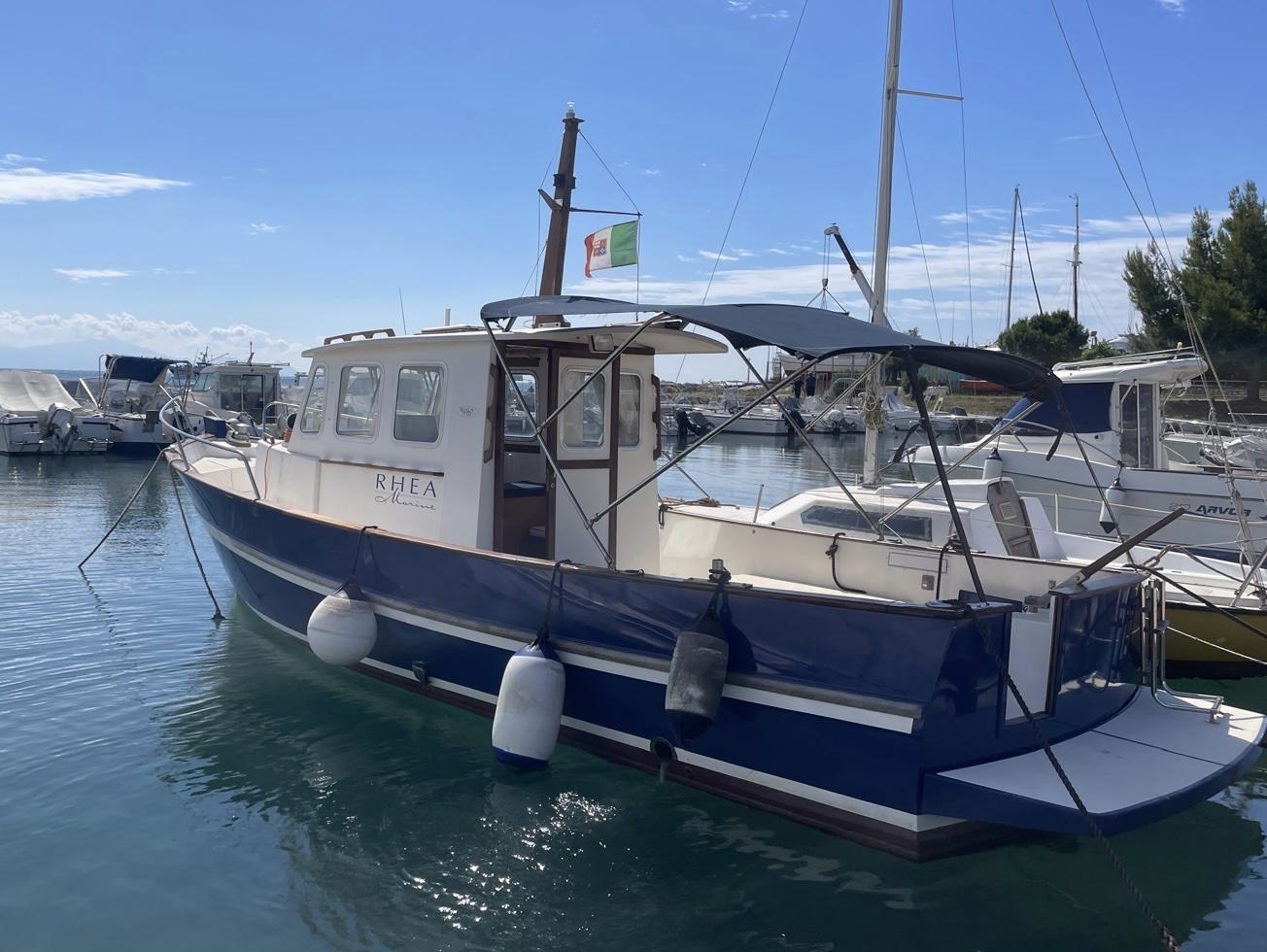 Rhea marine rhèa 750 timonier bateau d'occasion à vendre, référence ...