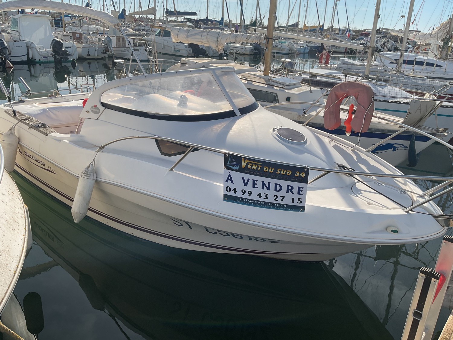 Quicksilver quicksilver 650 cruiser used boat for sale, ad reference ...